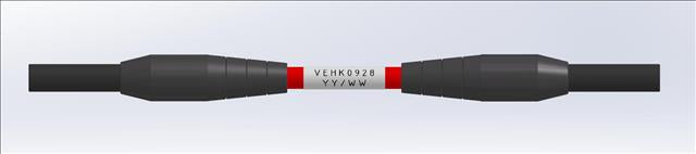 High current cable coupler red