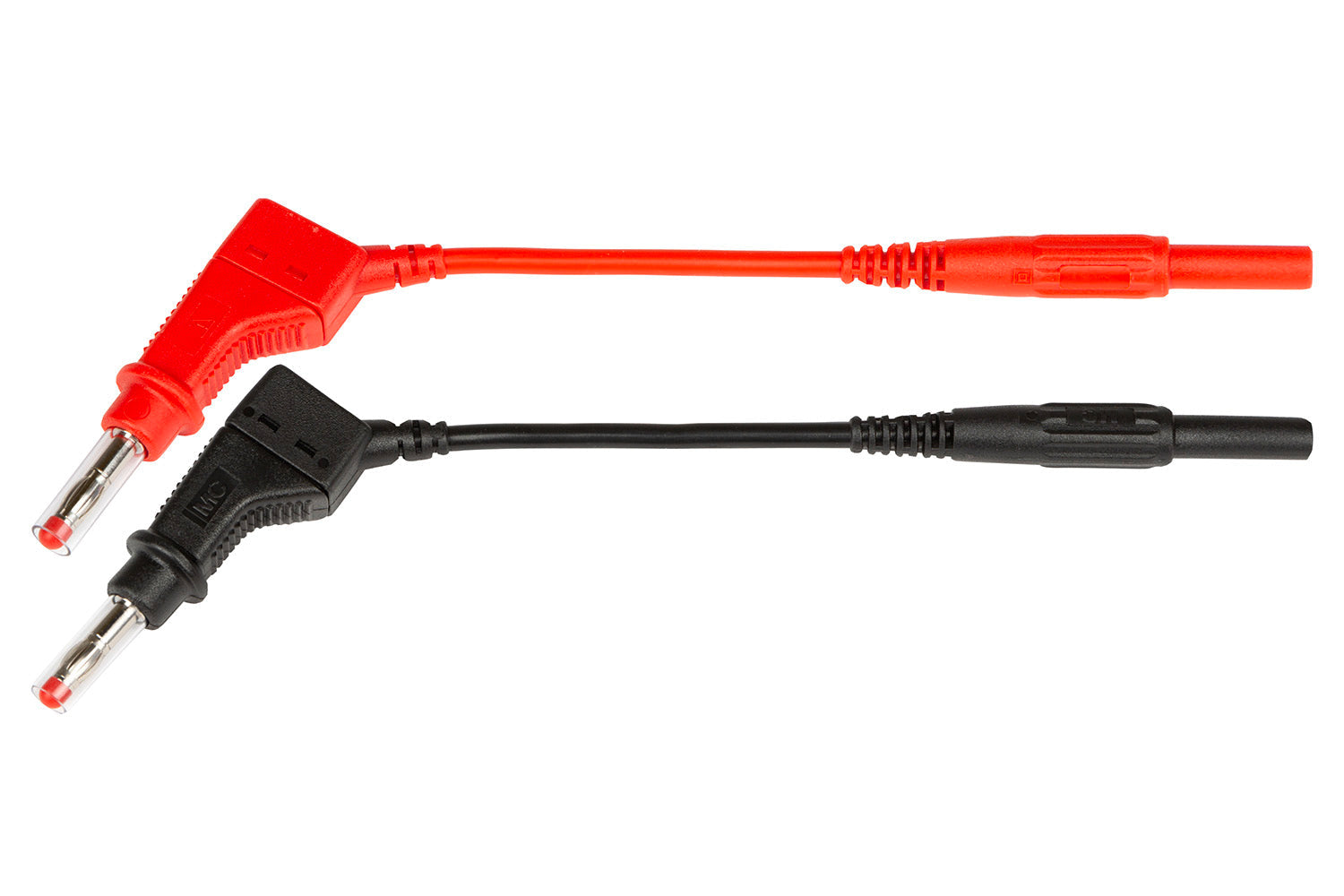 Flexible test lead adapters with retractable sleeves